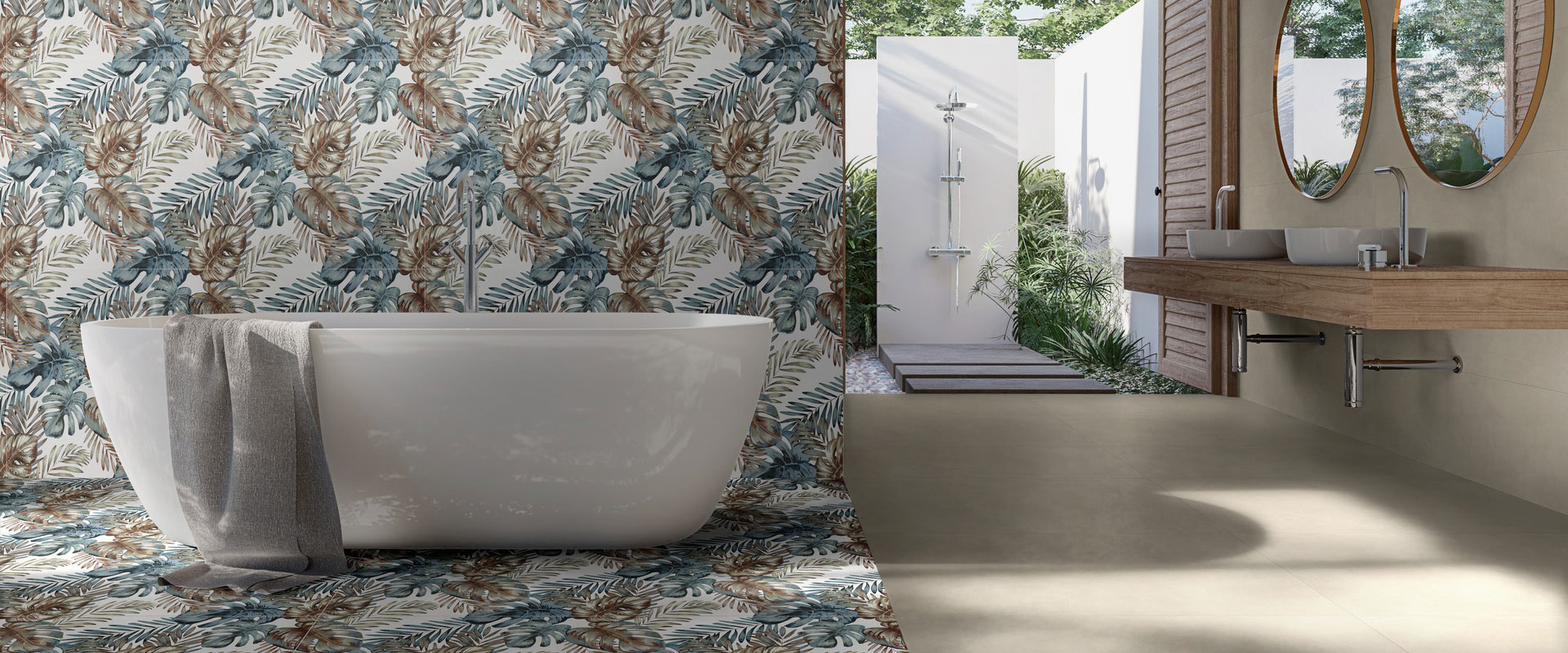 Decora: botanical inspiration and resin effect textures